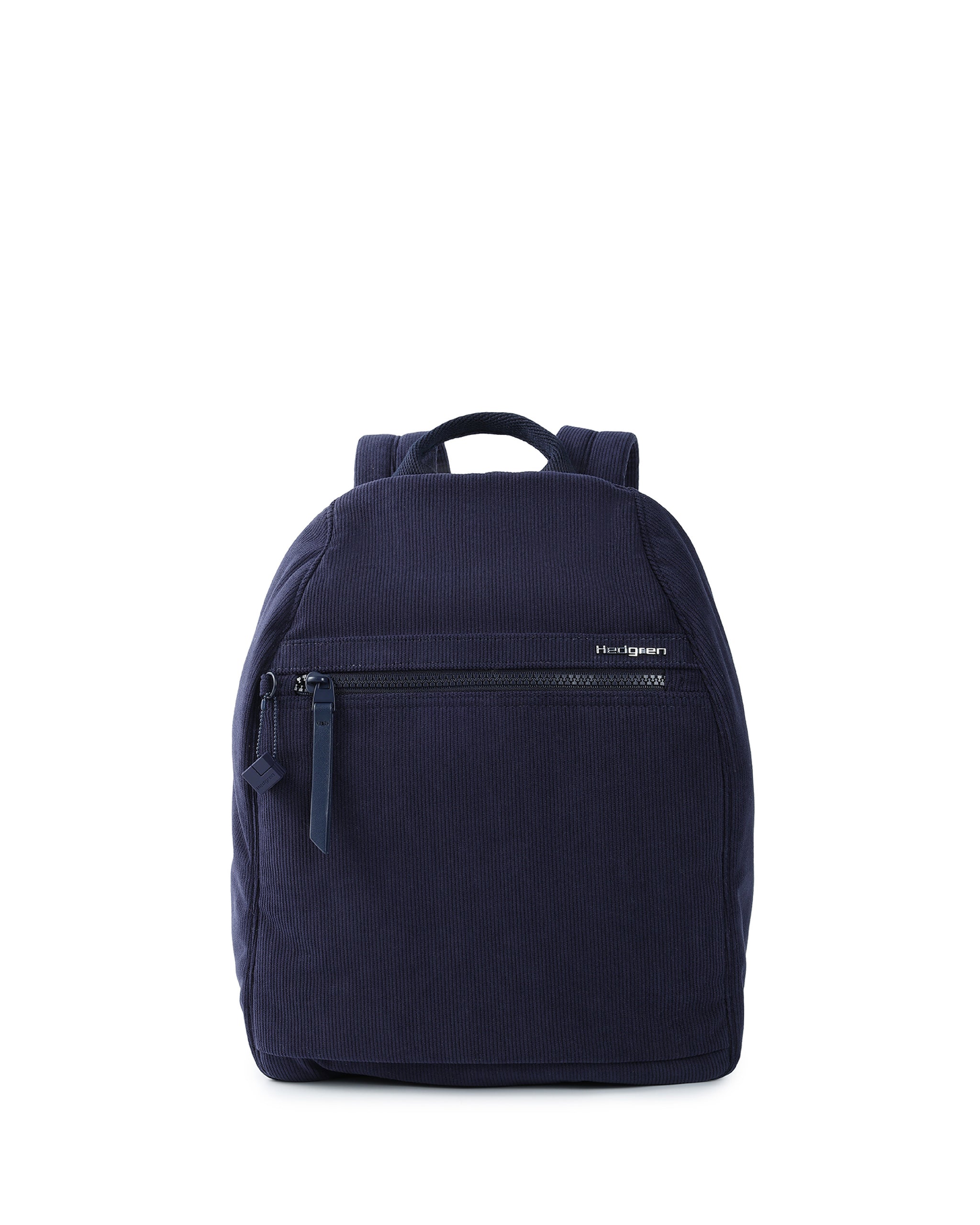 Large VOGUE RFID Backpack in Peacoat Blue Corduroy | Hedgren