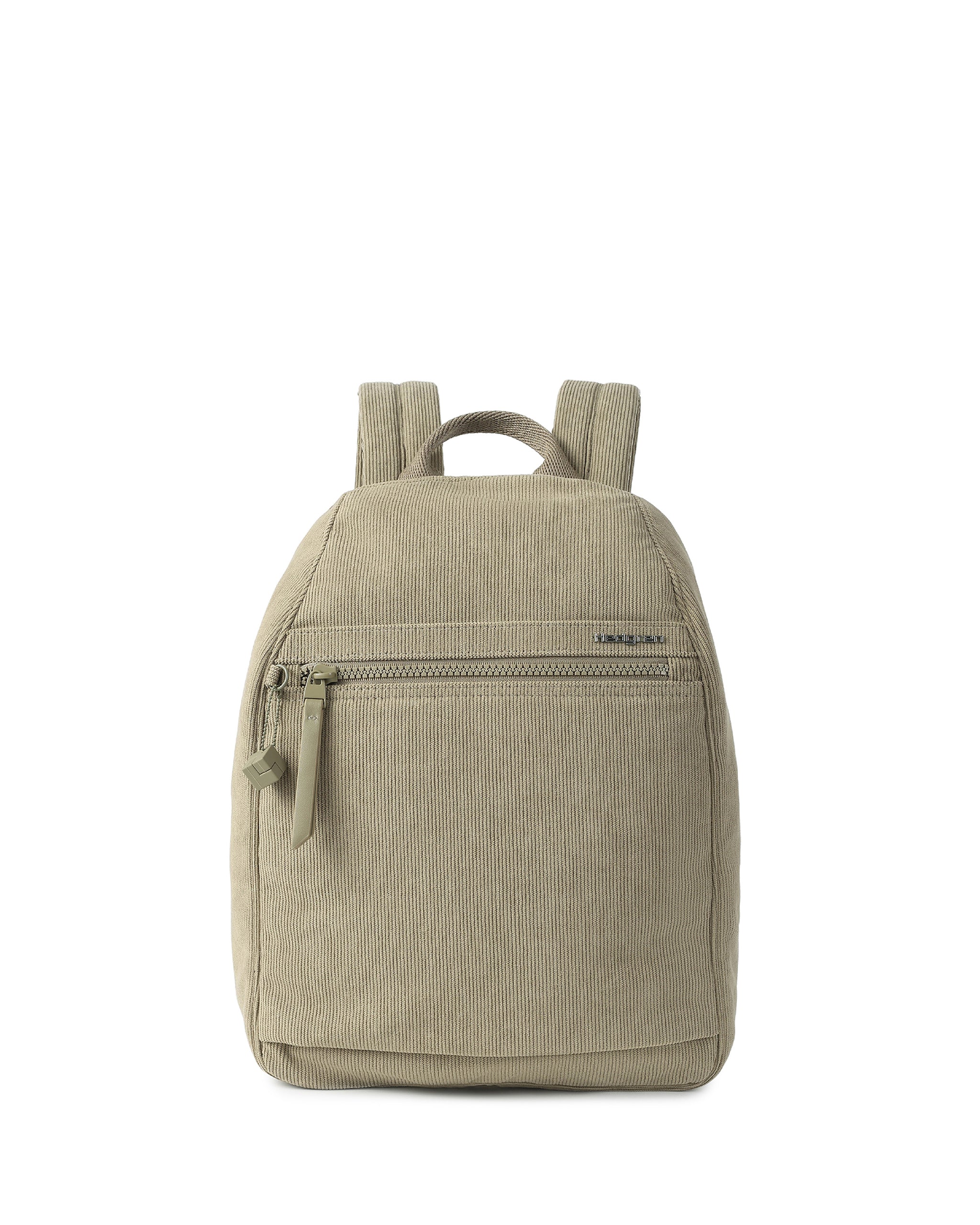 Large VOGUE RFID Backpack in Greige Corduroy | Hedgren