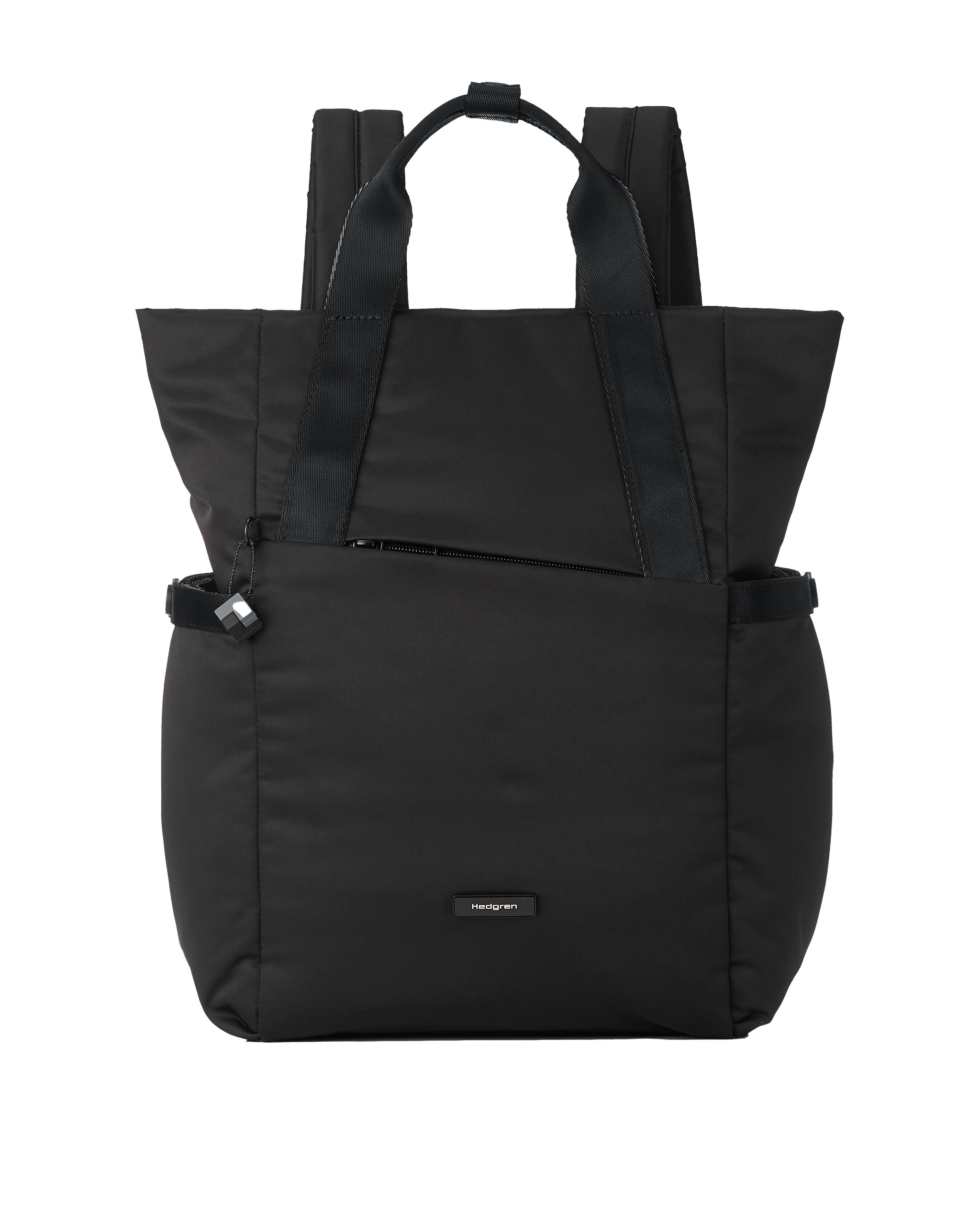 SOLAR Backpack/Tote in Black | Hedgren